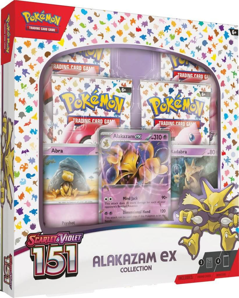Pokemon TCG: Scarlet & Violet 151 Alakazam EX Collection – Kawaii Cards ...