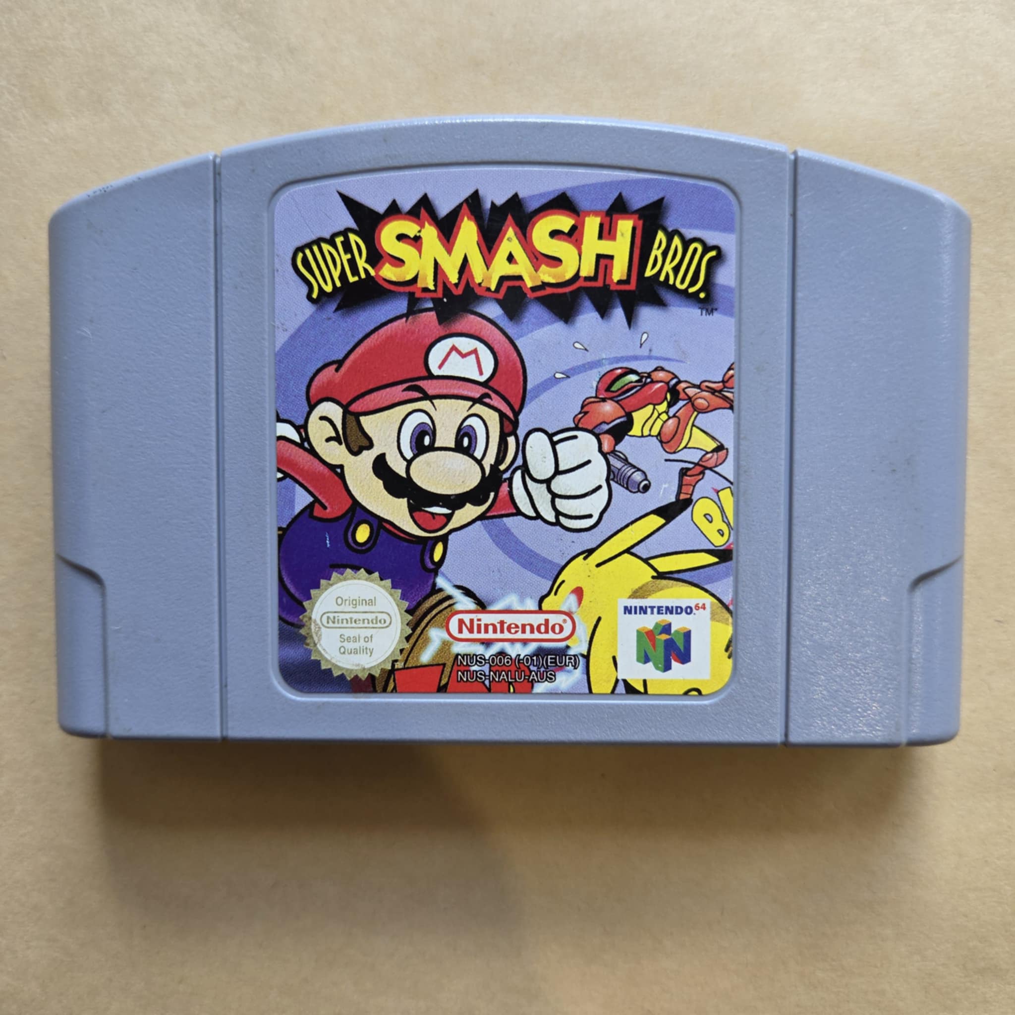 Super Smash Bros N64 PAL Nintendo 64 – Kawaii Cards And Collectables