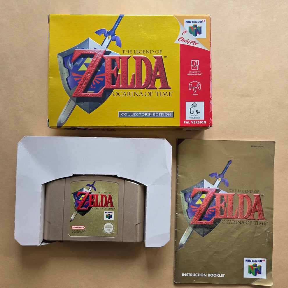 The Legend of Zelda Ocarina of Time Boxed AUS PAL – Kawaii Cards And ...